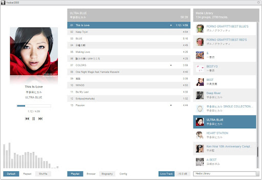 Foobar2000 columns ui addons - limeking